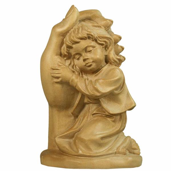Schützende Hand Mädchen | Gebeizt | 11 cm | 028-3711-0110-015